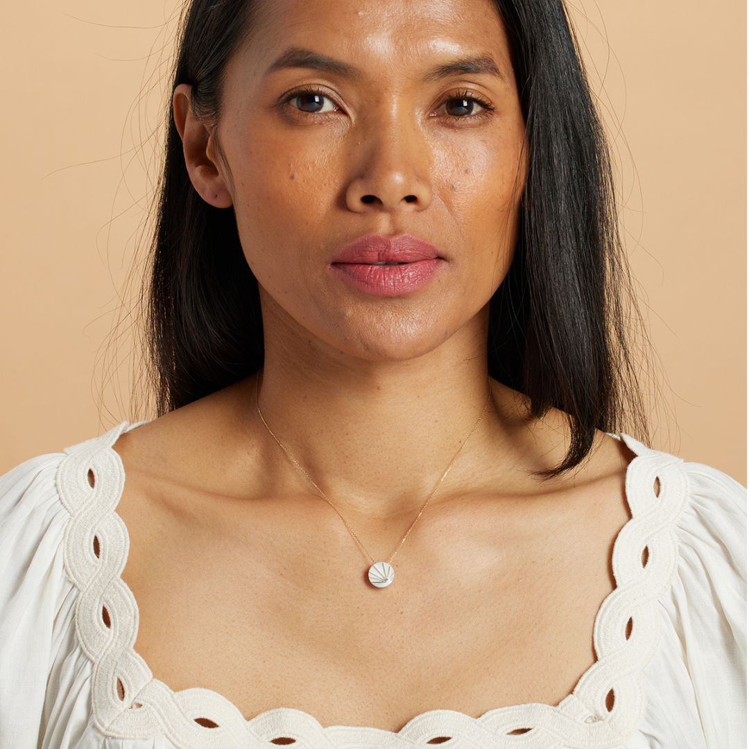 NEW FIND YOUR LIGHT SUNDIAL MANTRA NECKLACE – ARTICLE22