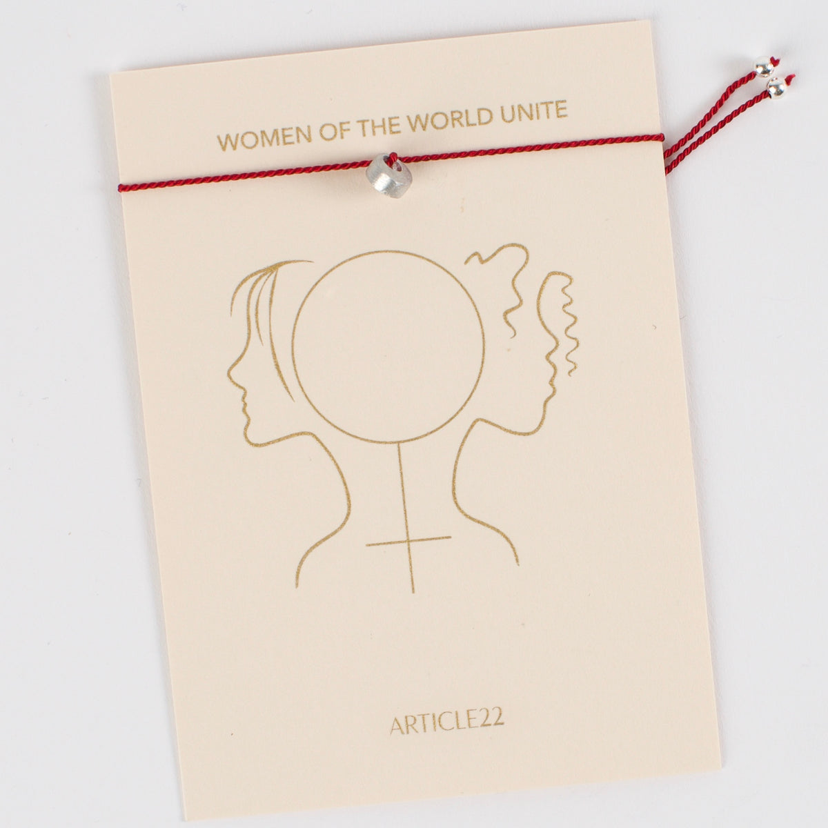 WOMEN OF THE WORLD UNITE - SILK MANTRA BRACELET – Article22.com